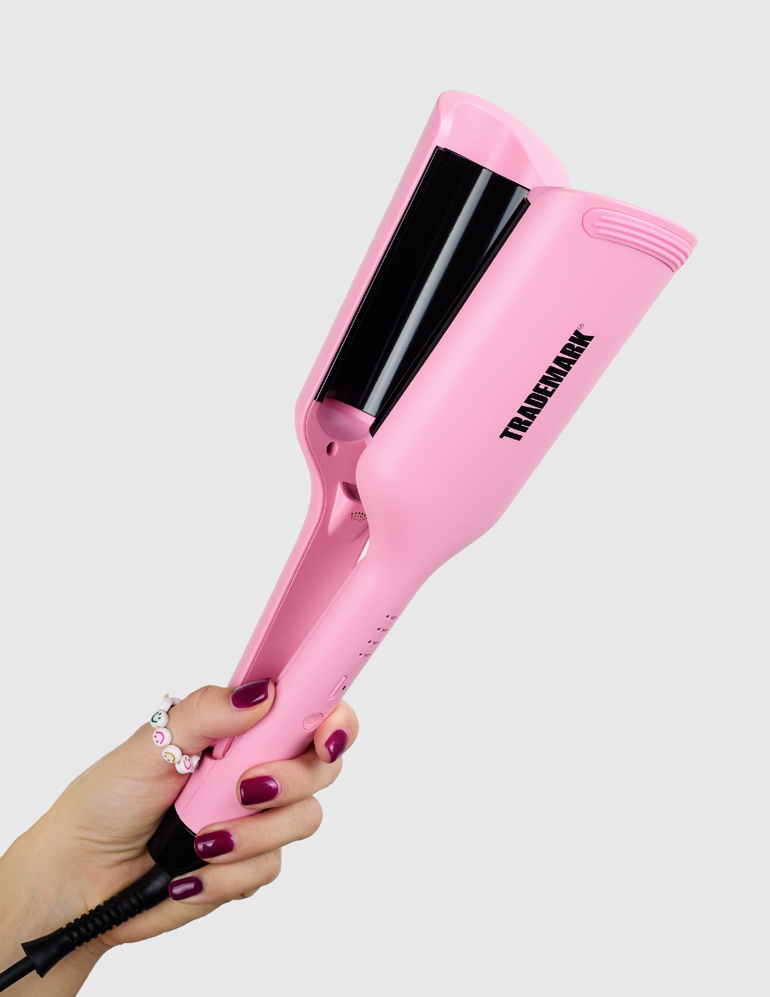Viral Hair Waver for All Hair Types | Trademark Beauty Babe Waves X - Pink